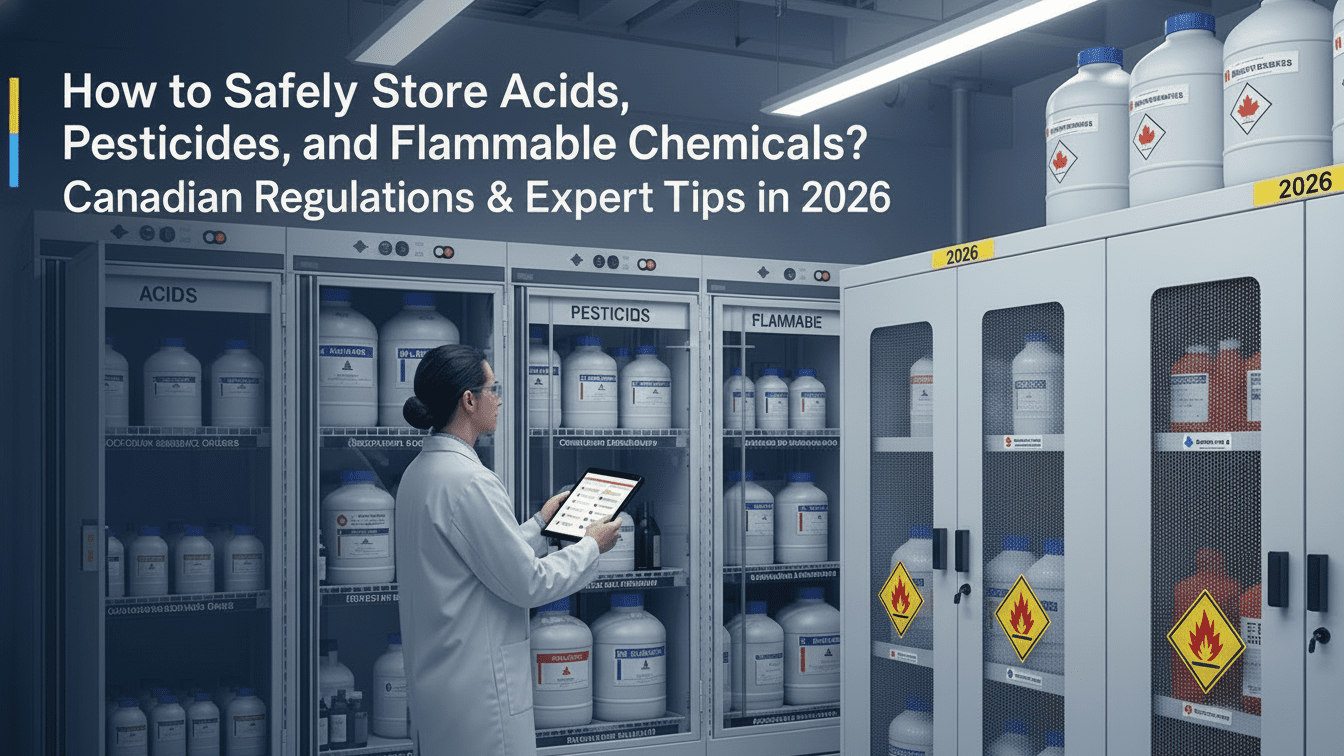 How to Safely Store Acids, Pesticides, and Flammable Chemicals ...